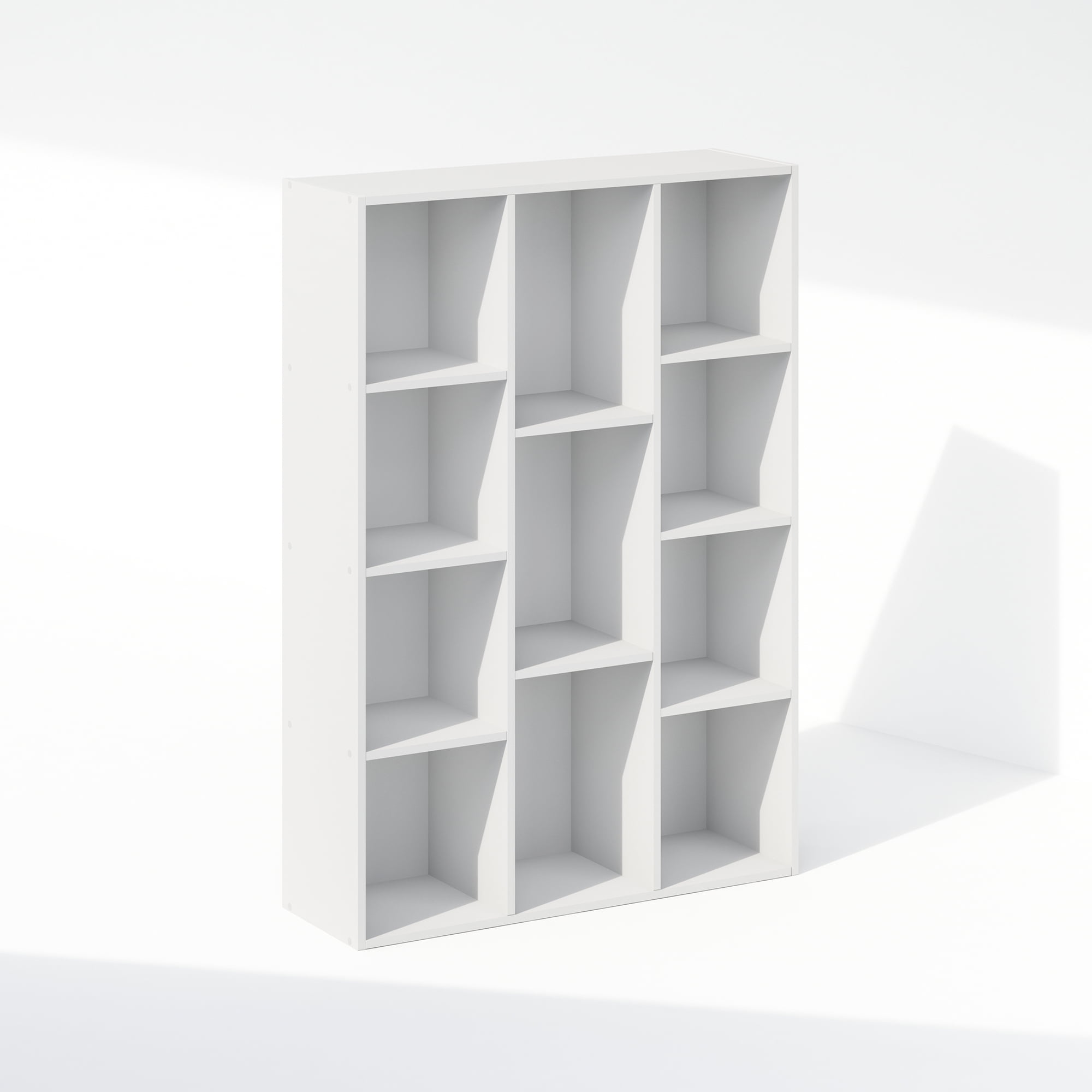 Furinno Reed 11-Cube Reversible Open Shelf Multipurpose Bookcase ...