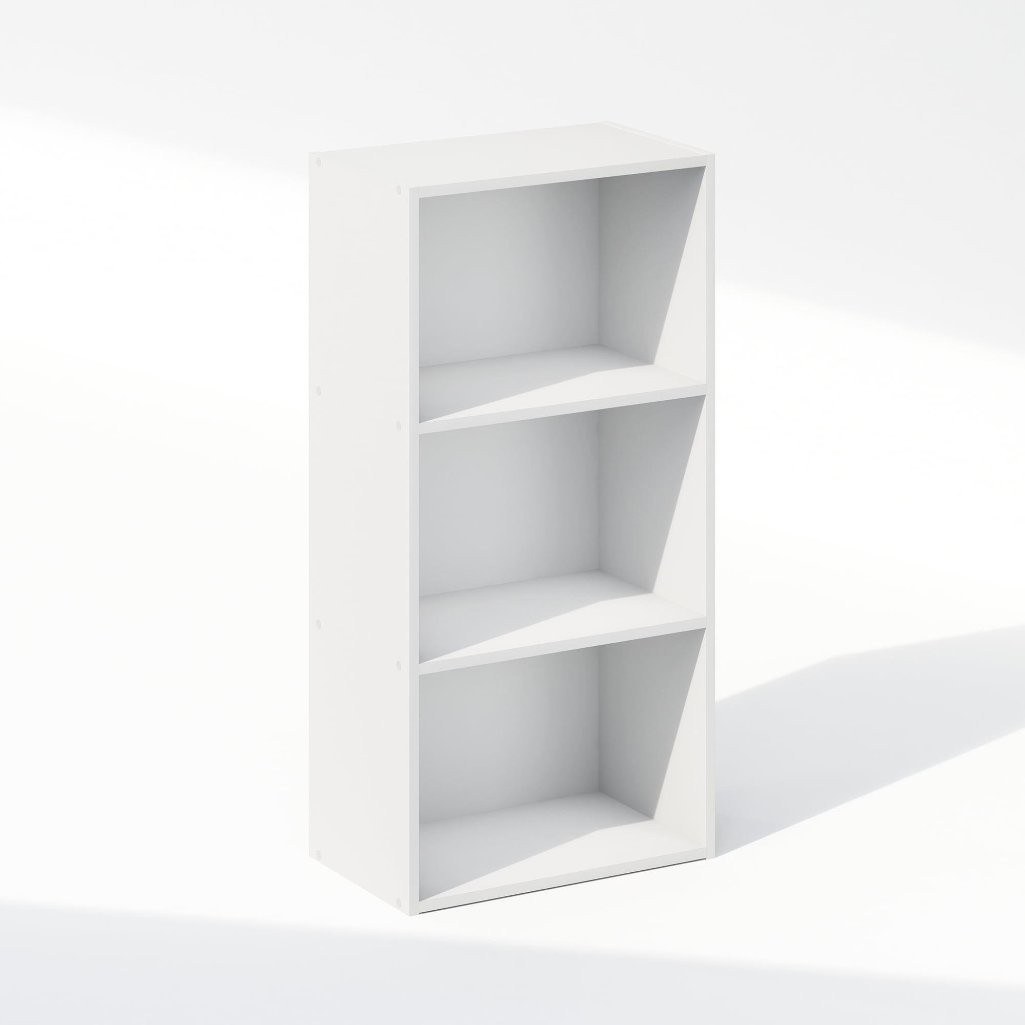 Furinno Reed 3-Tier Open Shelf Multipurpose Closet & Clothing Storage ...