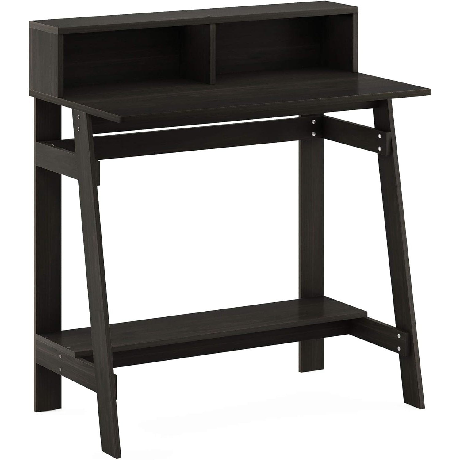 Furinno Simplistic a Frame Computer Desk, Espresso - Walmart.com