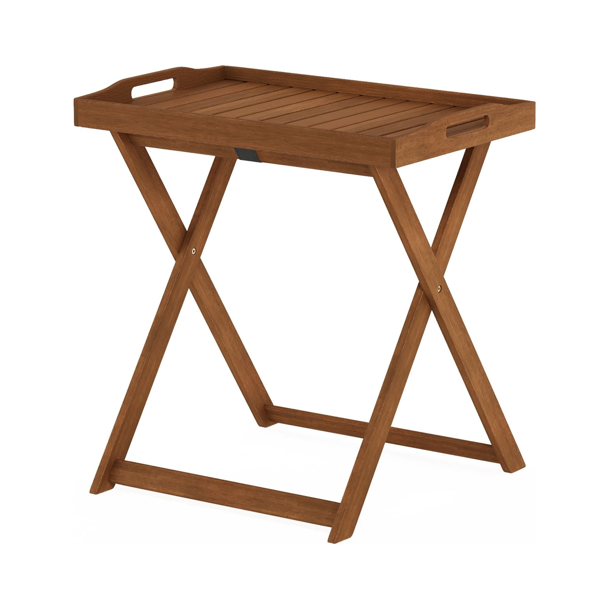 Furinno Tioman Outdoor Hardwood Tray Table - Walmart.com