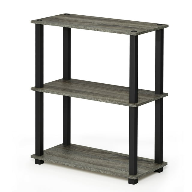 Furinno Turn-N-Tube 3-Tier Compact Multipurpose Shelf Display Rack with ...