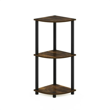 Furinno Turn-N-Tube 3-Tier Compact Multipurpose Shelf Display Rack with ...
