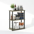 Furinno Turn-N-Tube 3-Tier Multipurpose Compact Display Rack, Shelving ...