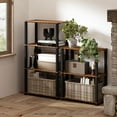 Furinno Turn-N-Tube 3-Tier Wood Slat Multipurpose Shelf Display Rack ...