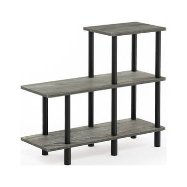 Furinno Turn-N-Tube 3-Tier Compact Multipurpose Shelf Display Rack with ...