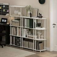 Mainstays 3-Shelf Bookcase with Adjustable Shelves, True Black Oak ...