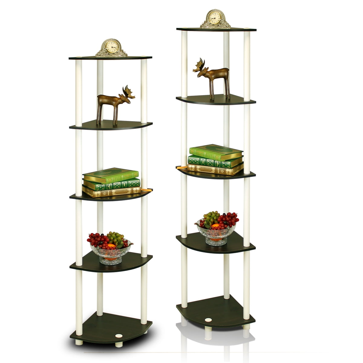 Furinno Turn-N-Tube Corner Display Rack Multipurpose Shelving Unit ...