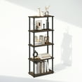 Furinno Turn-N-Tube 5-Tier Multipurpose Compact Display Rack, Shelving ...