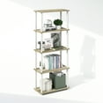 Furinno Turn-N-Tube 5-Tier Multipurpose Compact Display Rack, Shelving ...