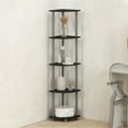 Furinno Turn-N-Tube 5 Tier Multipurpose Corner Display Rack Shelving ...
