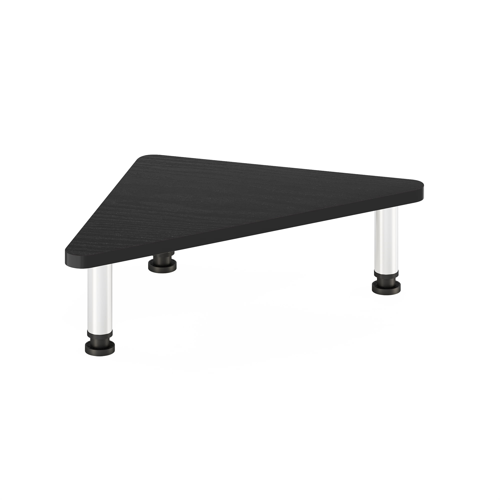 Furinno Turn-N-Tube Corner Monitor Riser Stand, Americano, Stainless ...