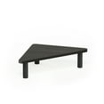 Furinno Turn-N-Tube Black Corner Monitor Riser Stand for Living Room ...