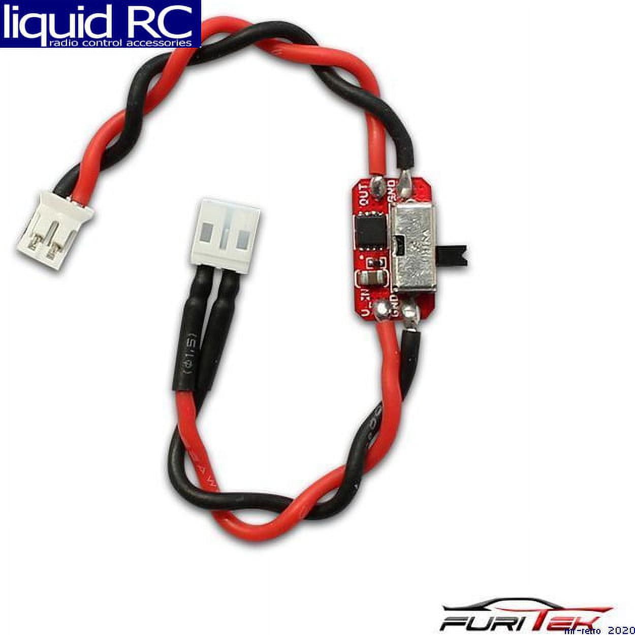 Furitek Plug Play Micro Power Switch For LIZARD/TEGU/STOCK SCX24 ESC ...