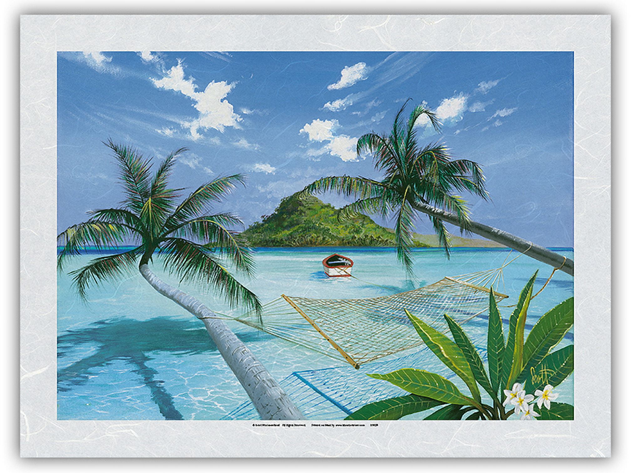 Furlough Day - Caribbean Island Paradise - From an Original Color ...