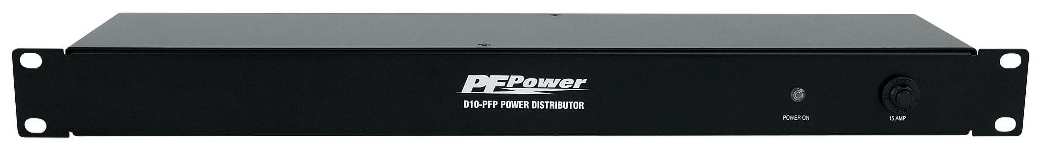 Furman D10-PFP 1U 15A Rackmount Pro DJ Power Strip w/ 10 Outlets ...