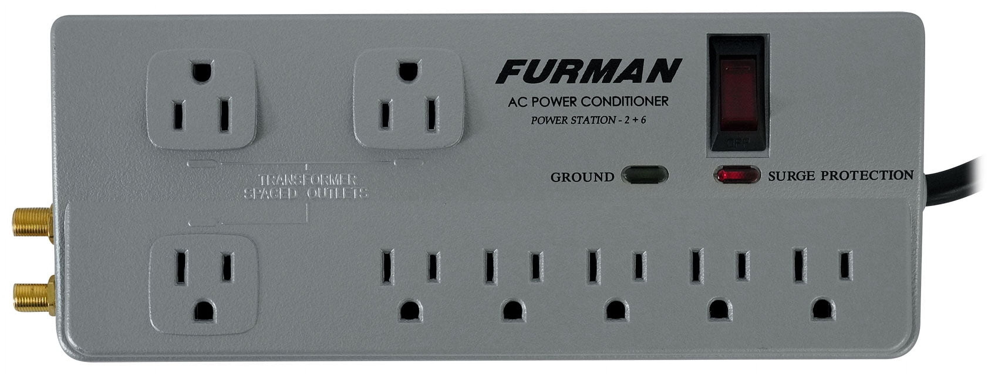Furman PST-2+6 Power Station Home Theater Power Conditioner & Surge ...