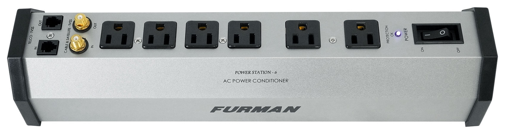 Furman PST-6 Home Audio/Guitar/Pro Power Station Series Power ...