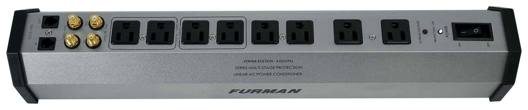 Furman Power Station Series PST-8 - AC 120 V Line Conditioner with 8 ...