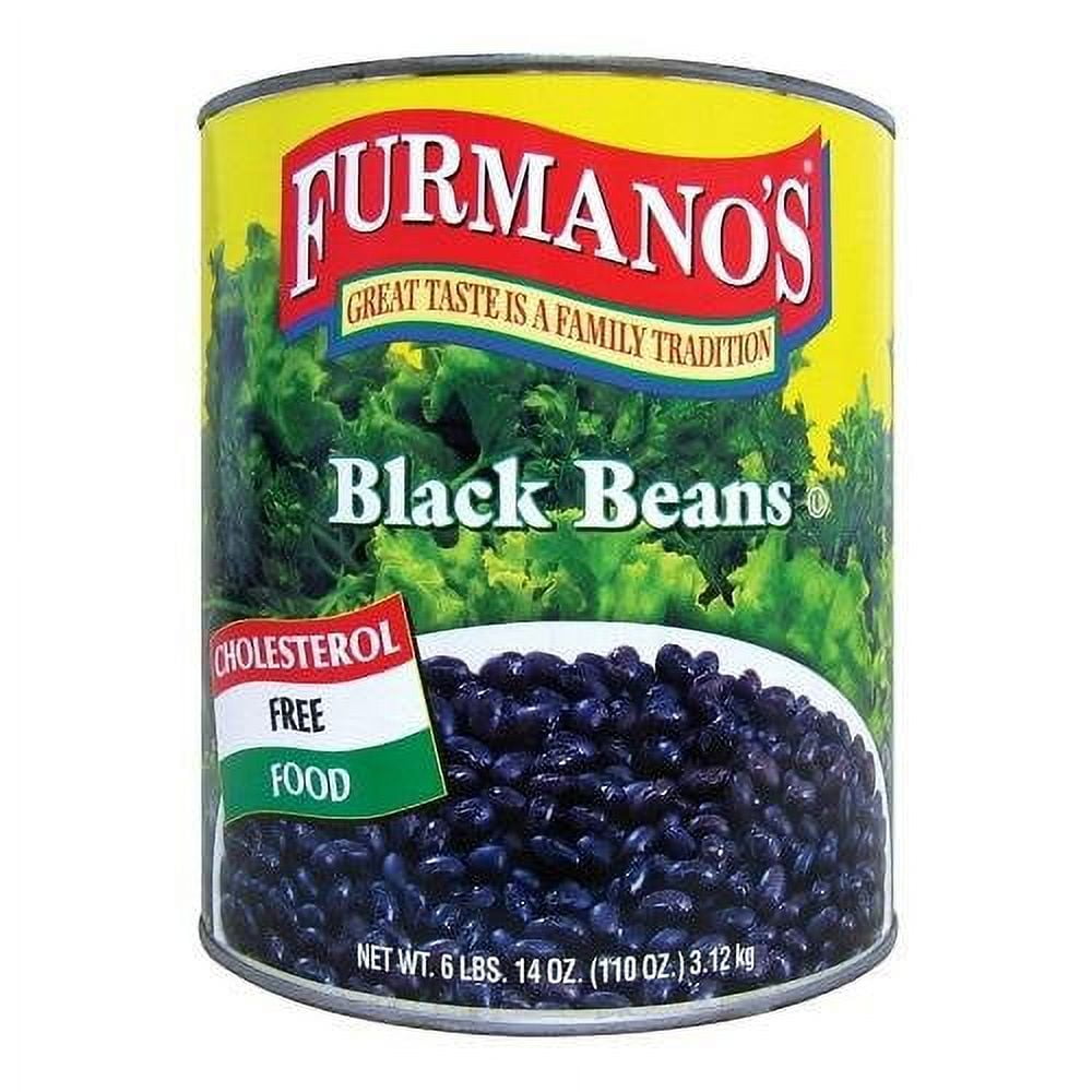 Furmano'S Beans Black Ls 110 OZ (Pack of 6) - Walmart.com