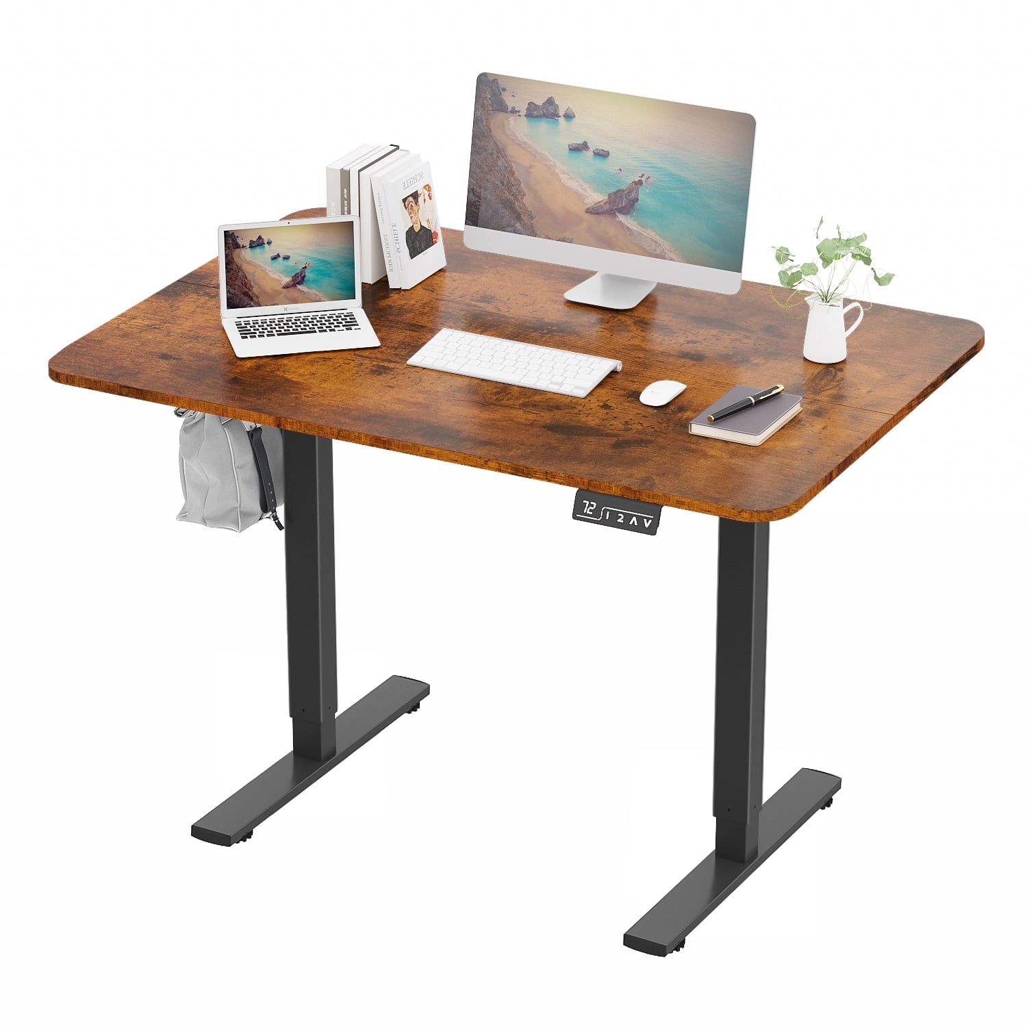 Furmax 40" x 24" Home Office Electric Height Adjustable Standing Desk ...