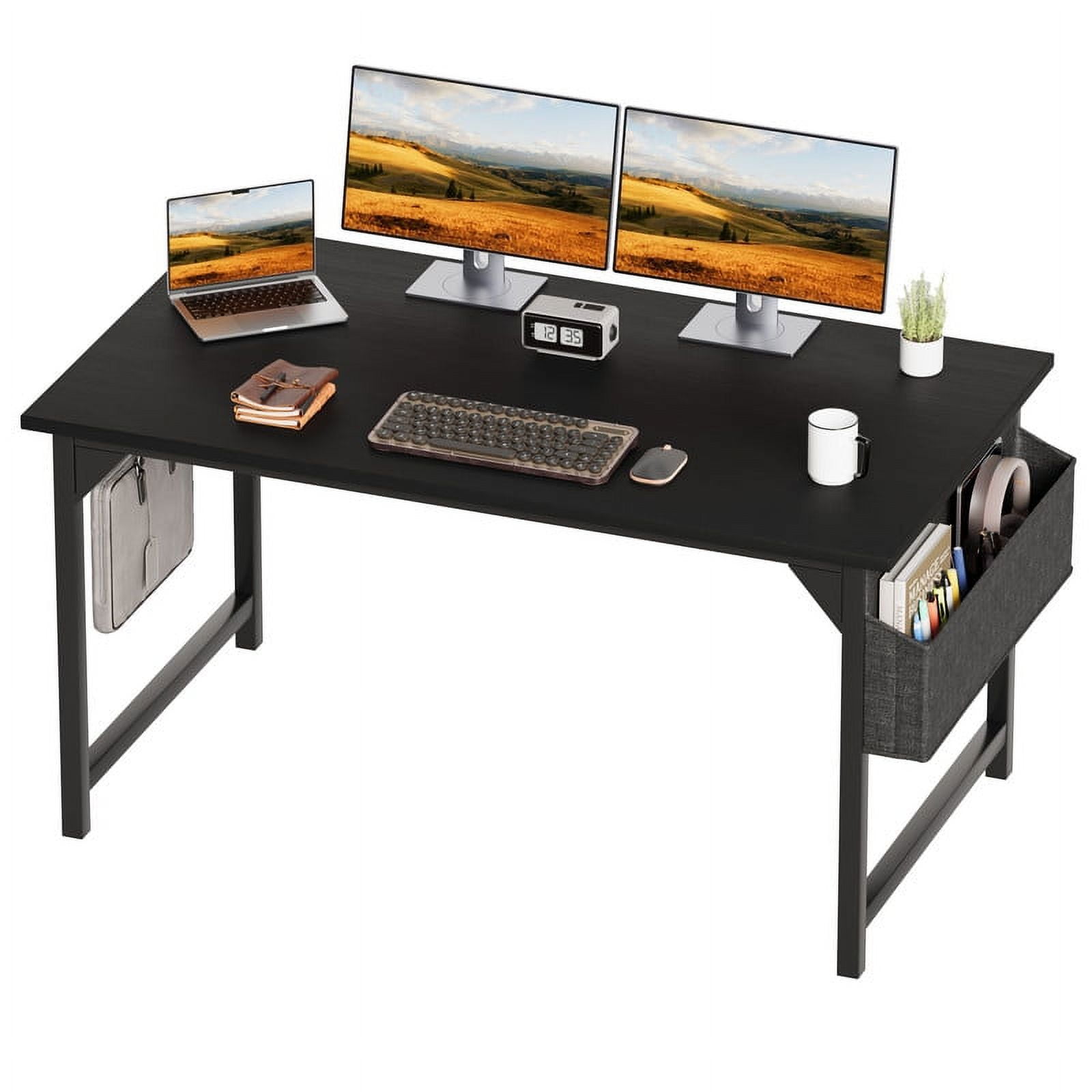 Furmax 48 Inch Office Desk Modern Computer Desk with Storage Bag ...