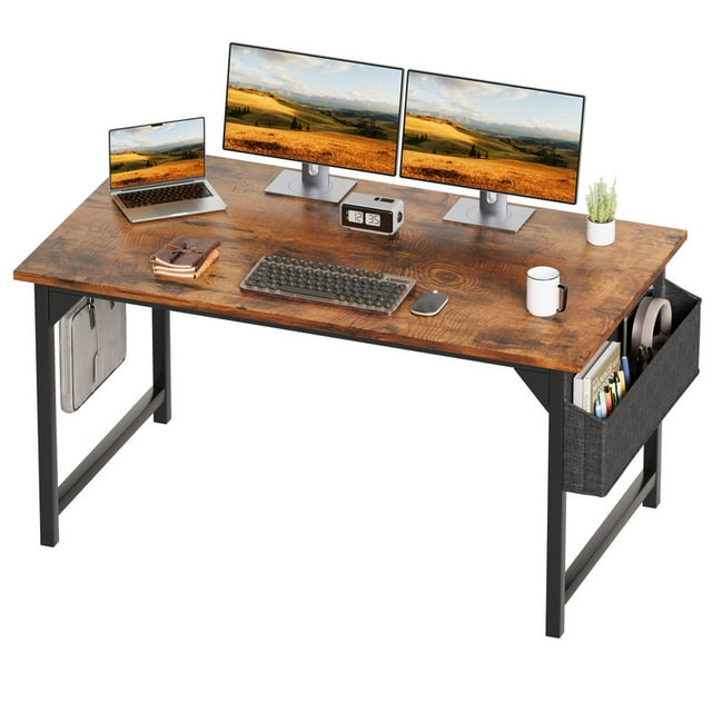 Furmax 48 Inch Office Desk Modern Computer Desk with Storage Bag ...