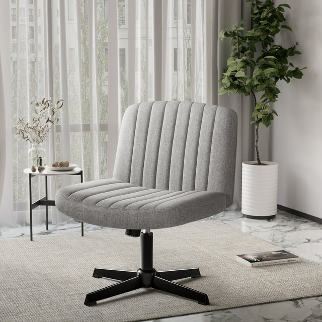 Furmax Modern Padded Office Chair Wide Home Office Desk Chair Height ...