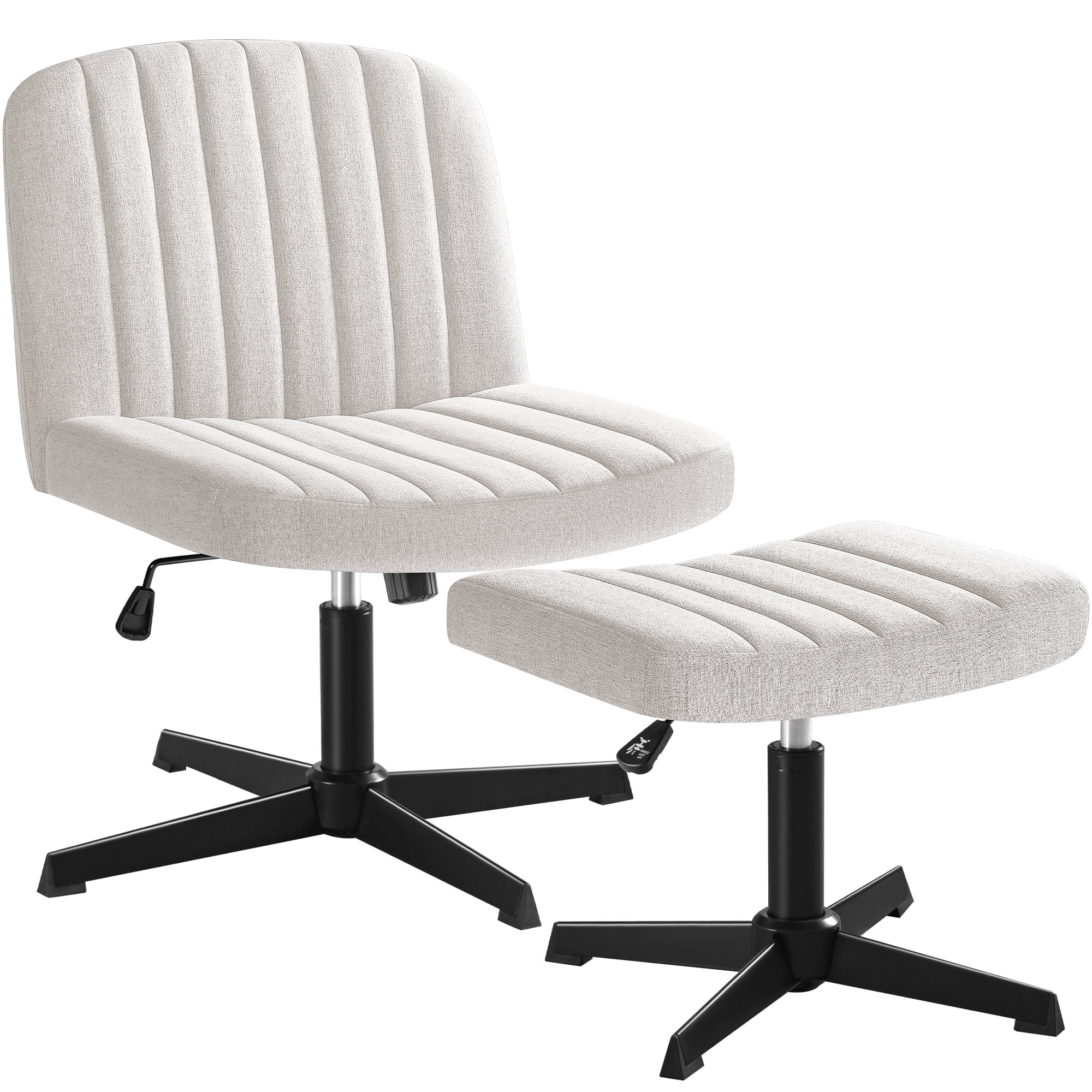 Furmax Modern Padded Office Chair Wide Home Office Desk Chair Height ...