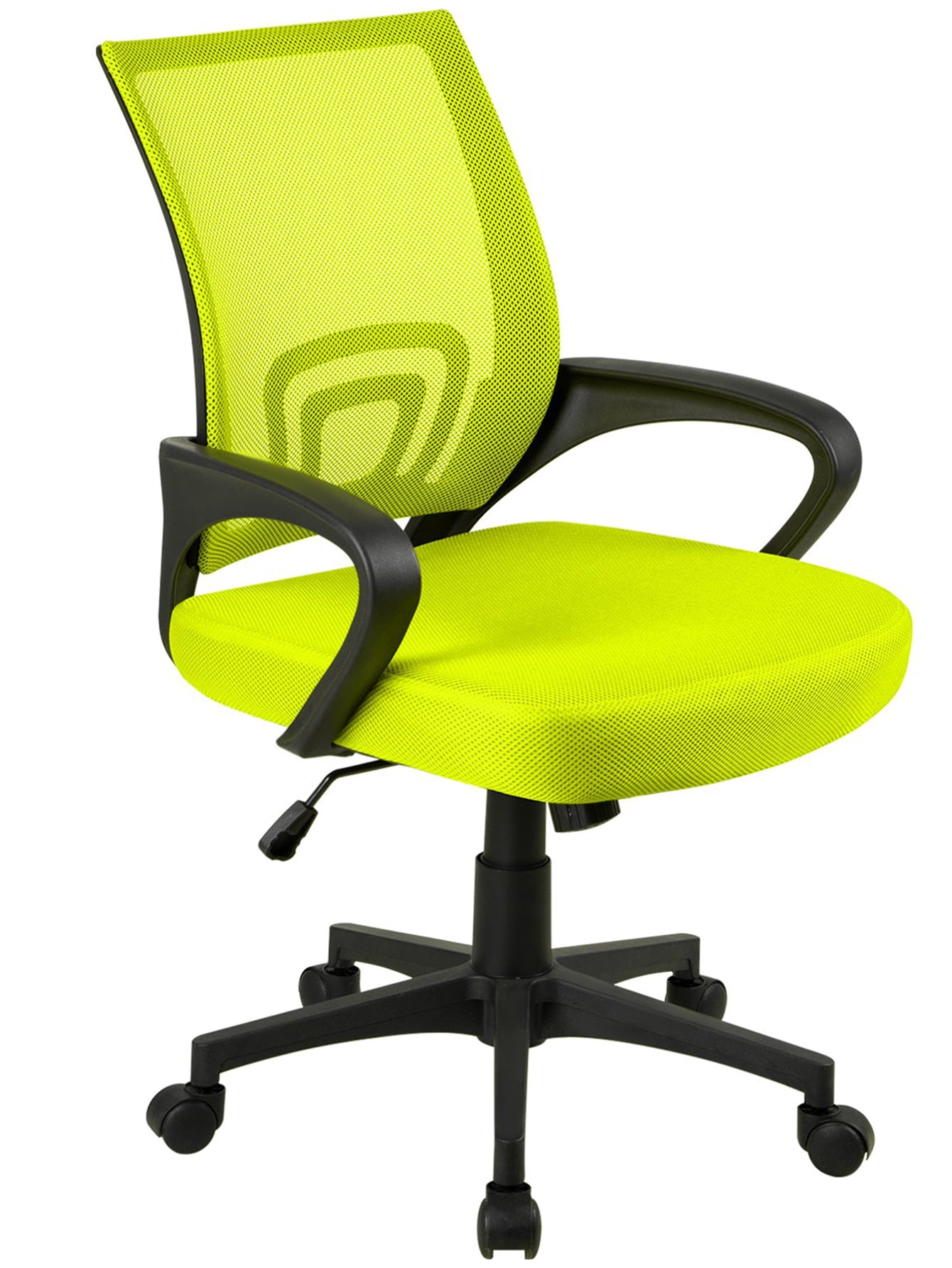 Furmax Office Ergonomic Desk Chair Mesh Computer Chair, Mid Back Swivel ...