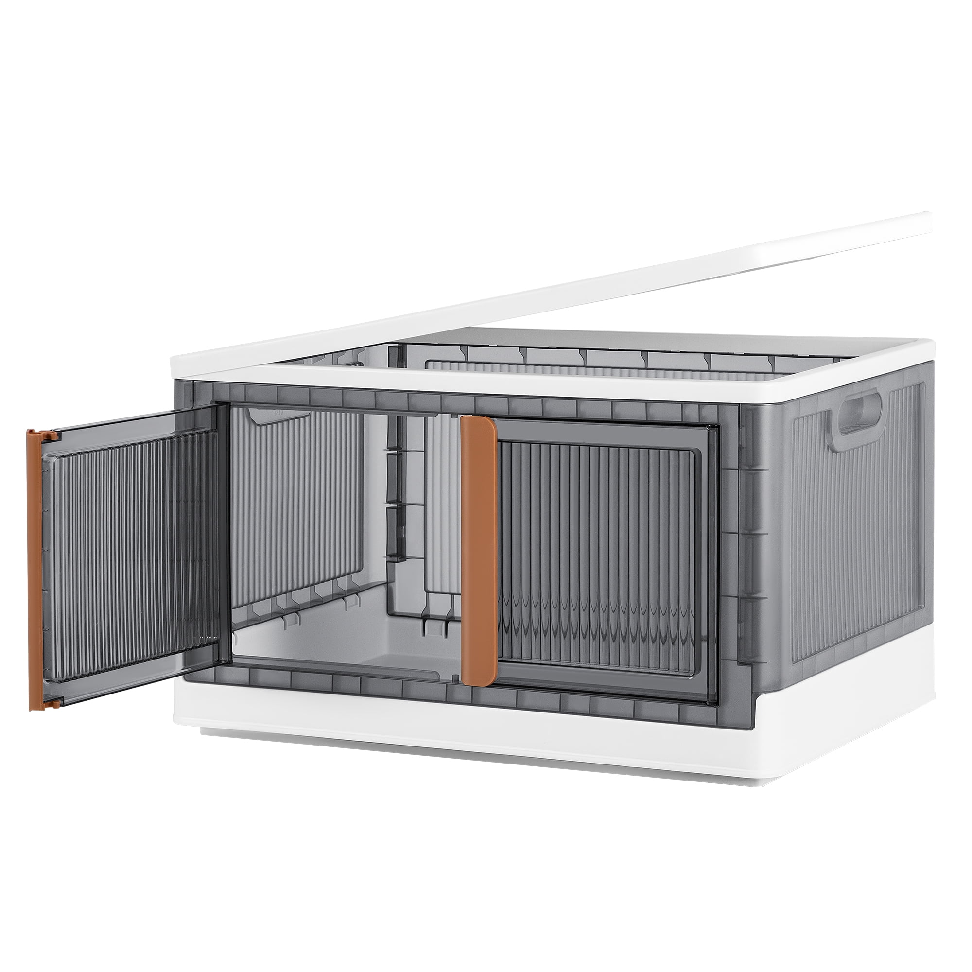 Furmax Storage Bins with Lids 1 Pack 19 Gal Collapsible Storage Cabinet ...