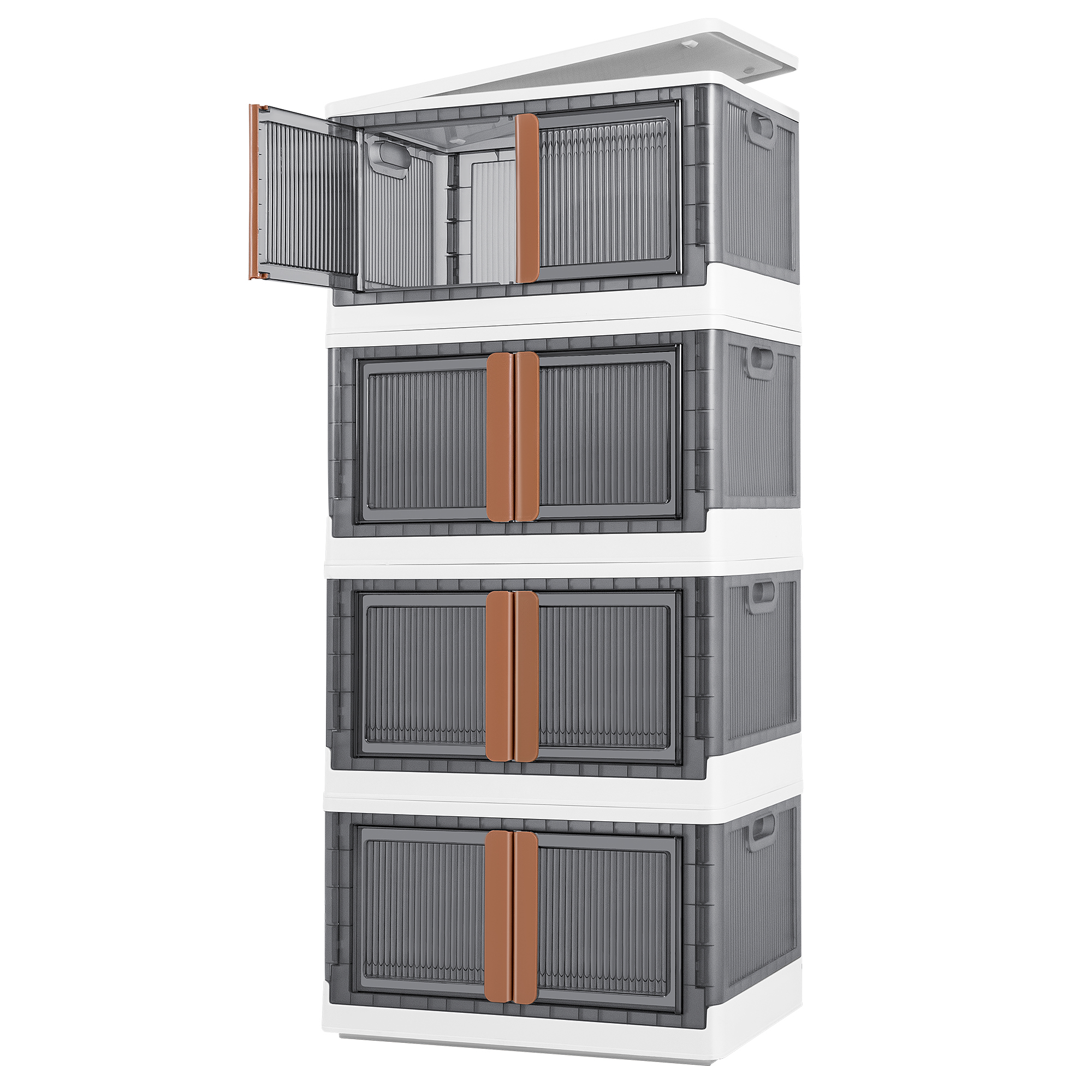 Wisdom Star Collapsible Storage Cubes 11 inch Foldable Fabric Bins ...