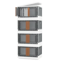 ORBIS Stakpak Plastic Long Stacking Container, 48 x 15 x 10-3/4, Gray ...