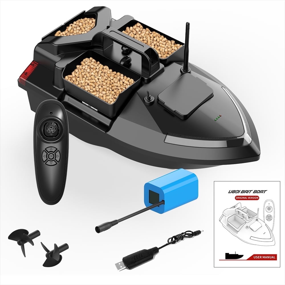 RC Bait Boat 500M Range Remote Control Fishing Boat, 4.4LBS Loading ...