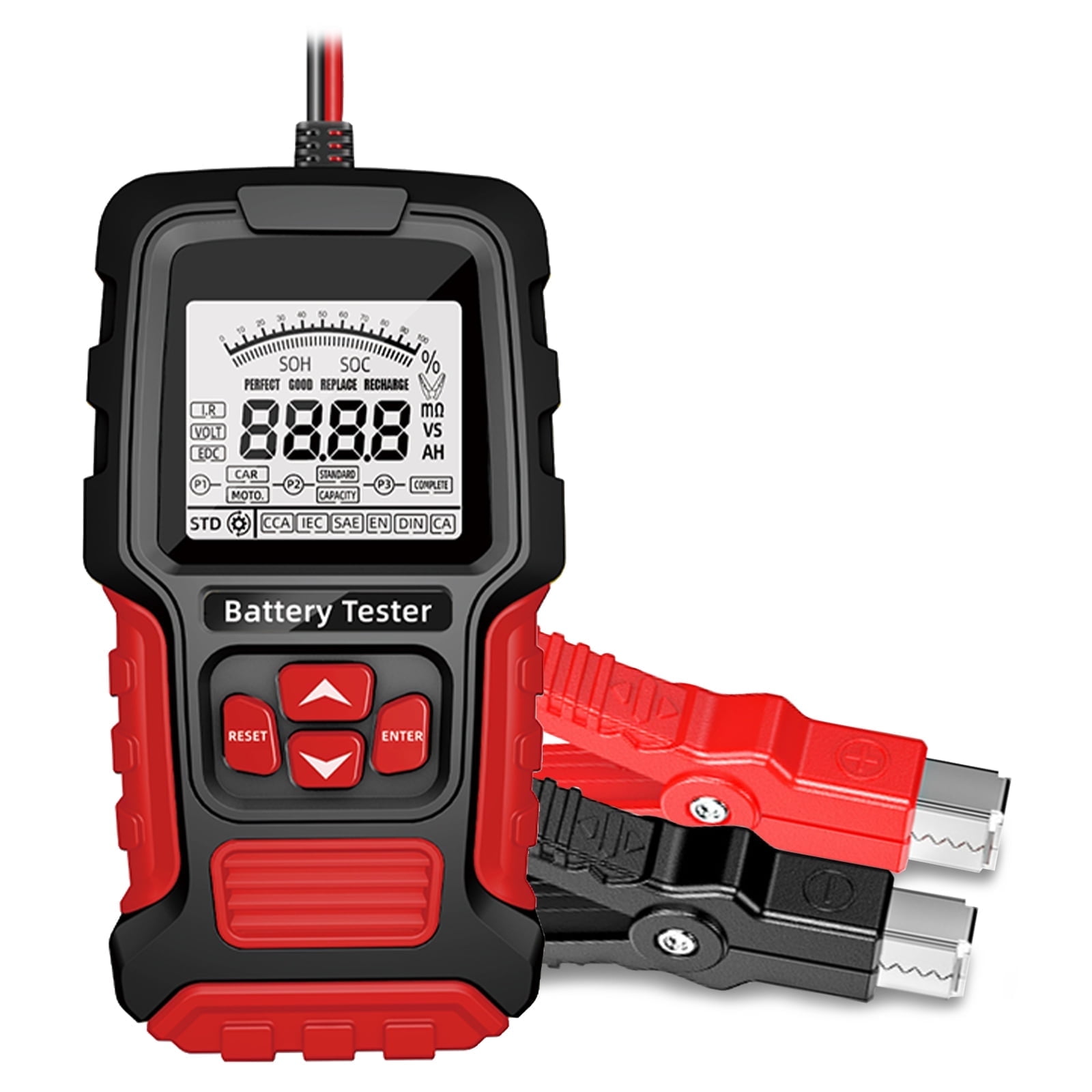 Furnhome 12V/24V Car Battery Tester, 100-2000 CCA Load Automotive ...