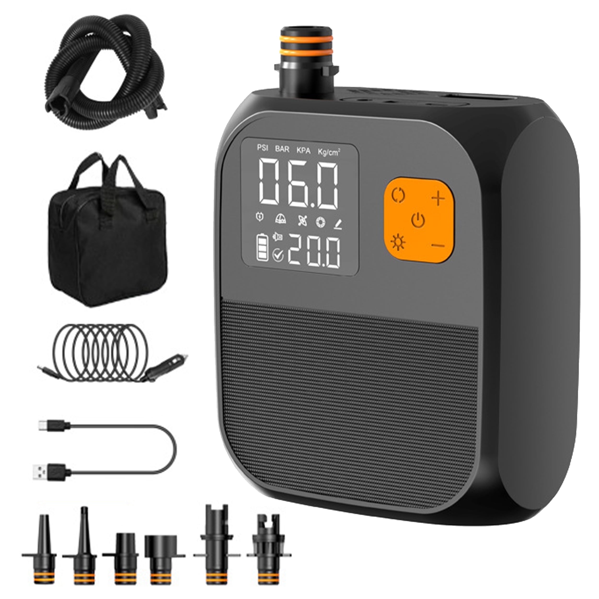 25 PSI SUP Electric Pump for Paddle Boards, Kayaks & Inflatables - 12V ...