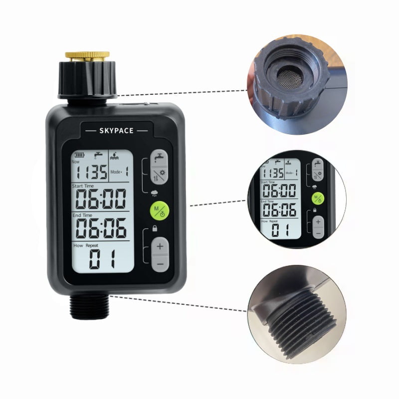 Furnhome Sprinkler Timer Outdoor, Water Timer for Garden Hose Faucet ...