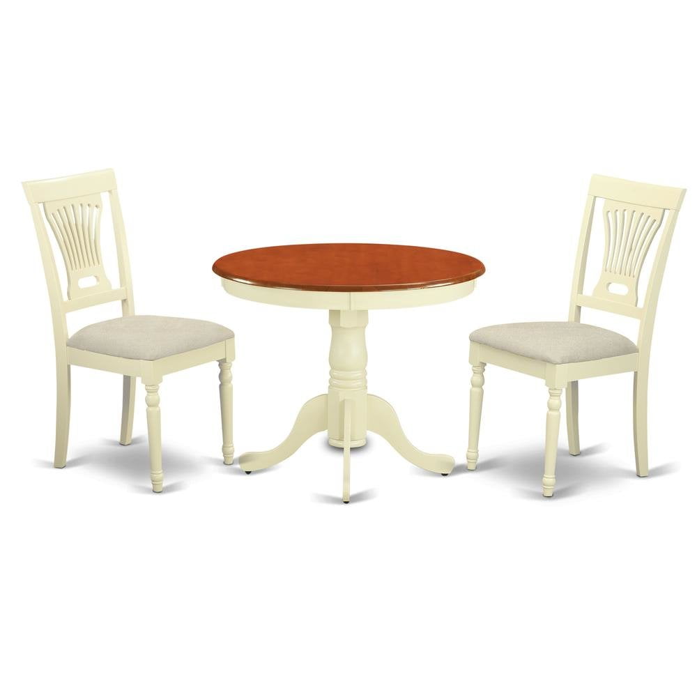 FurniFact Elegant 3-Piece Dining Table Set – High Top Table & Chairs ...