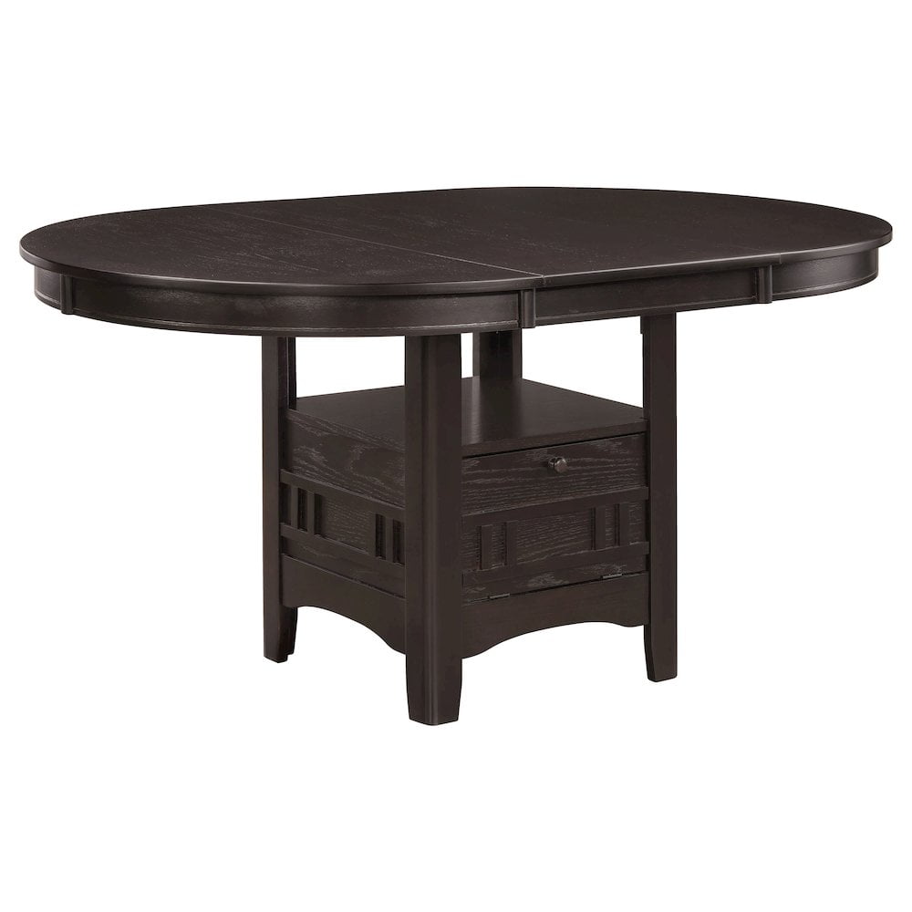 FurniFact Elegant Counter Height Dining Table – Oval Expandable Bar ...