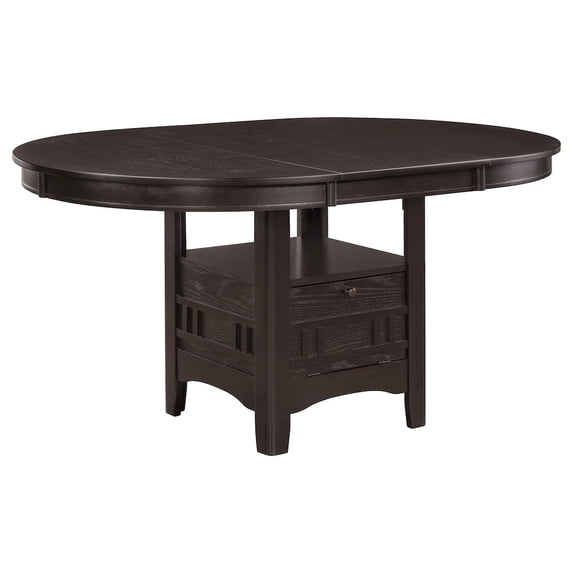 FurniFact Elegant Counter Height Dining Table – Oval Expandable Bar ...