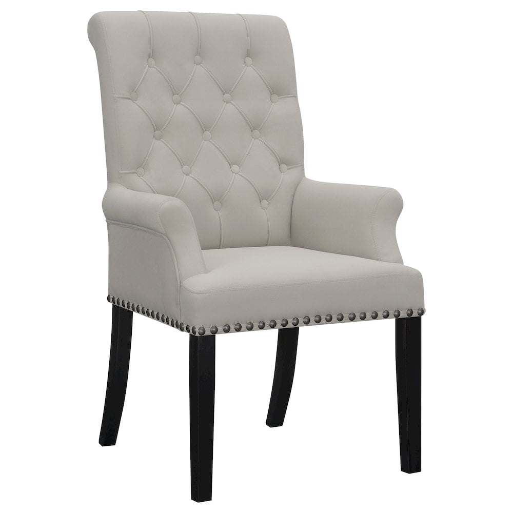 FurniFact Elegant Upholstered Dining Chair – Parson Chair with Tufted ...