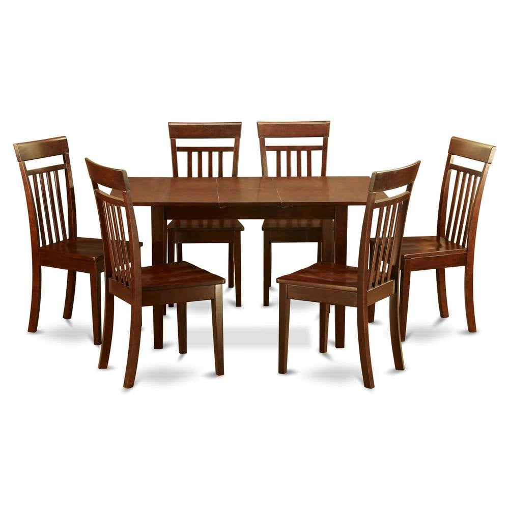 FurniFact Elegant Wooden Dining Table Set – 6 Chair Dining Table Set ...