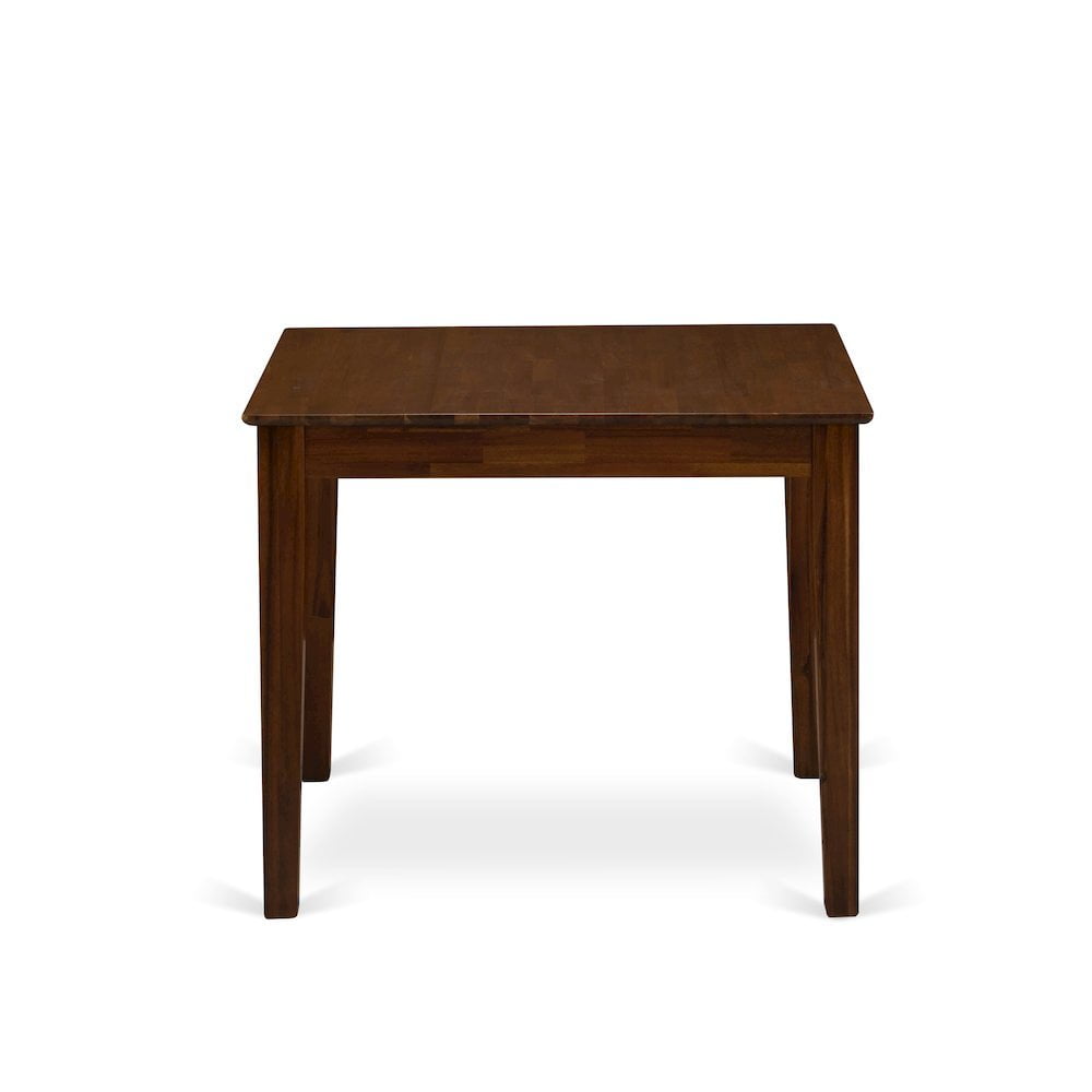 FurniFact Small Square Wood Kitchen Table, Natural Finish, Dining Nook ...