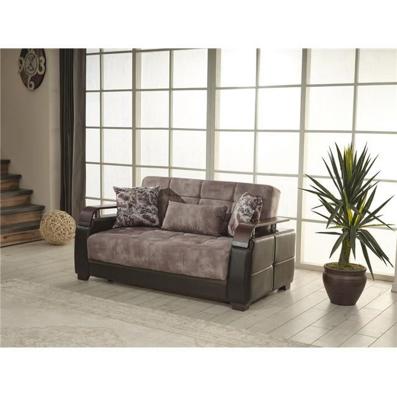 Furnia HD-10AL-REG-MIR0073-2 32 x 69 x 34 in. Regina Convertible ...