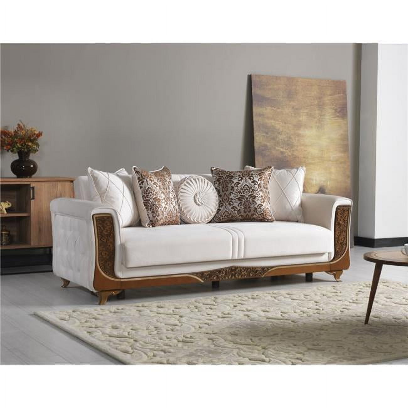 Furnia HD-10EL-CAR-FILDISI-3 40 x 87 x 36 in. Carmen Convertible ...