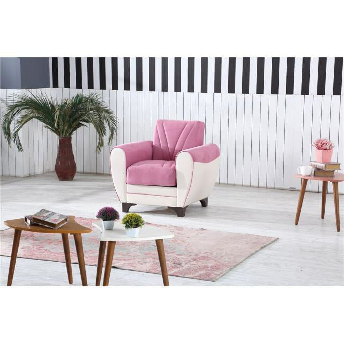 Furnia MD-10AS-LEY-NR625-1 34 x 40 x 27 in. Leydi Convertible Living ...