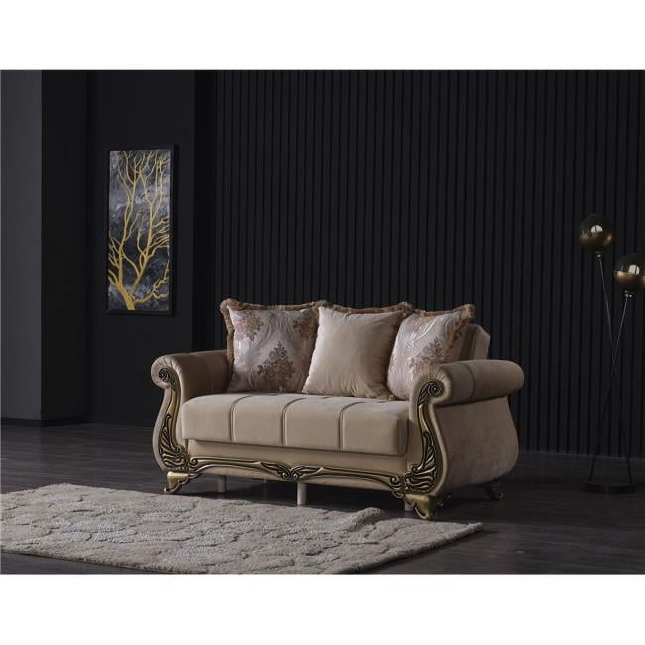 Furnia MD-10ELF-KAR-97499-2 33 x 64 x 38 in. Karizma Convertible ...