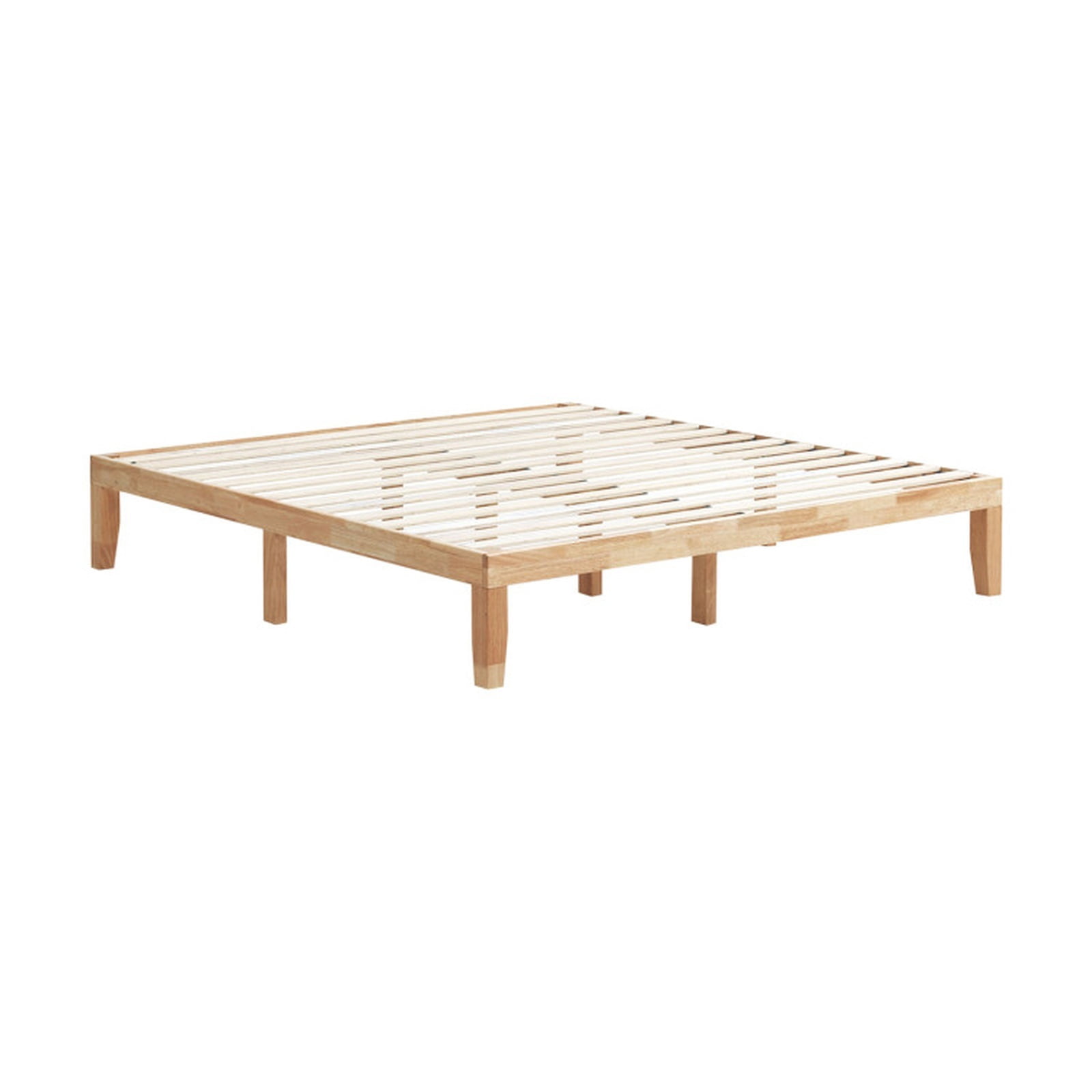 Furnibear 14 Inch King Size Wood Platform Bed Frame for Bedroom Studio ...