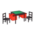 Furnibear 2-in-1 Building Block Folding Picnic Table Set for Outdoor ...