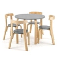 Furnibear Activity Multifunctional Kids Table and Chair Set, Gray ...