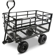 Gorilla Carts 8 Cu Ft Steel Dump Cart with Quick-Release, 1200 lb Capacity, Yellow - Walmart.com